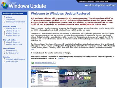 Mettre à Jour Vos Anciens Systèmes Grâce à Windows Update Restored Leolabo
