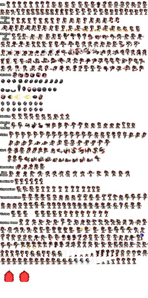 Shadow Asylusgoji91 Color Palette Sprites By Sonicmechaomega999 On