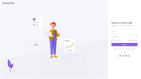 Stunning Vue Login Templates Themeselection
