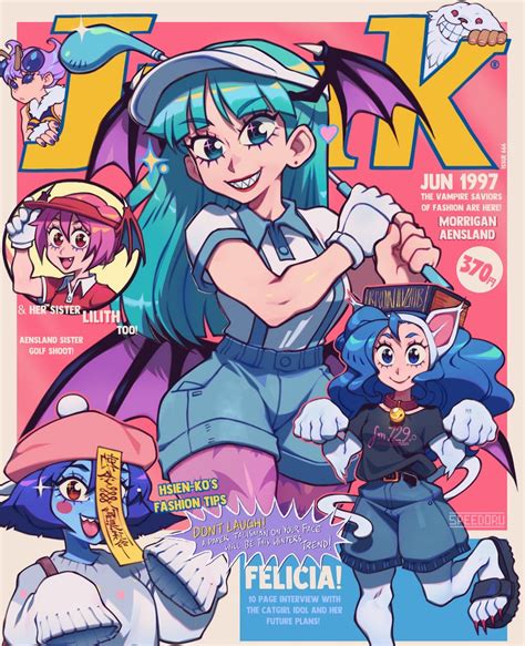 Morrigan Aensland Lilith Felicia Hsien Ko Q Bee And 1 More
