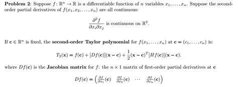 Solved Problem Suppose F Rn R Is A Differentiable Chegg Com