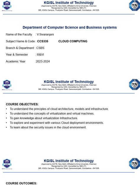 Unit 1 Cloud Architecture Models And Infrastructure Pdf Cloud
