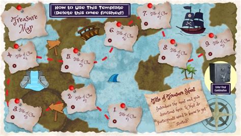 Treasure Hunt Template Genially