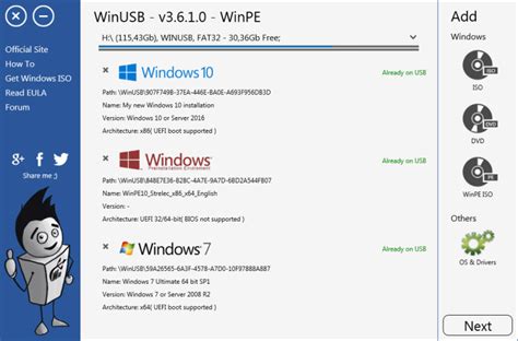 Winusb Linux Rescue Or Windows Bootable Usb Without Formatting