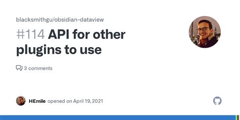 Api For Other Plugins To Use · Issue 114 · Blacksmithguobsidian Dataview · Github