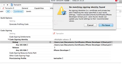 Xcode Signing Ios App With Someone Elses Developer Certificate