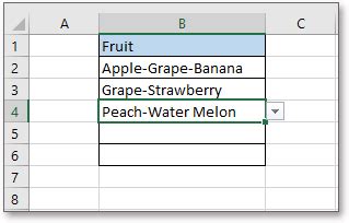 Quickly Select Multiple Items From Drop Down Lists In Excel