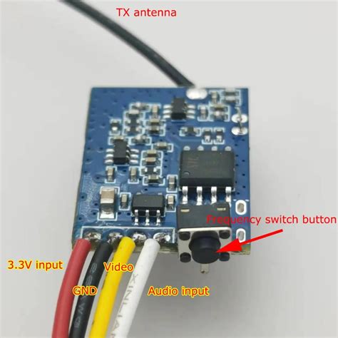 Uhf Analog Wireless Video Transmitter Cvbs Audio Video 2023