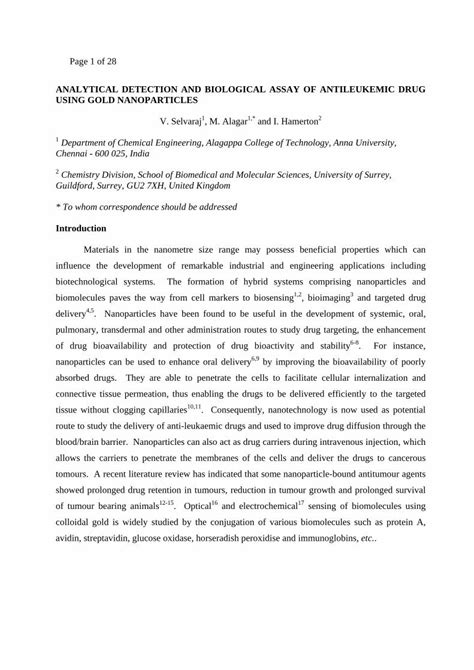 Pdf Analytical Detection And Biological Assay Of Epubssurreyacuk