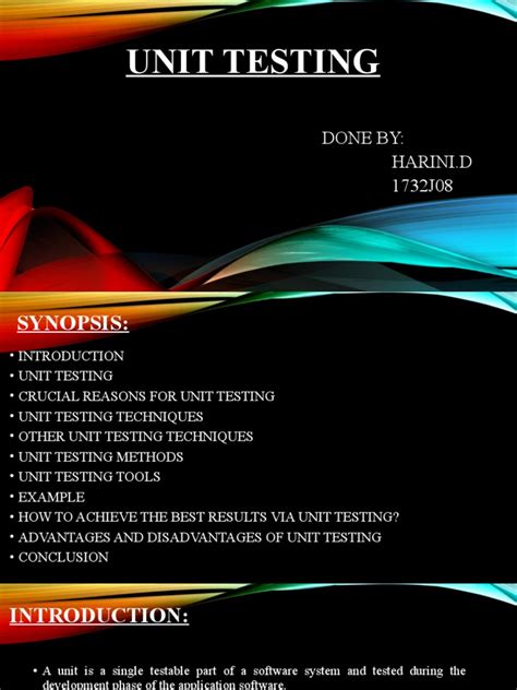 Unit Testing Guide Learn Best Practices And Techniques Pdf Software