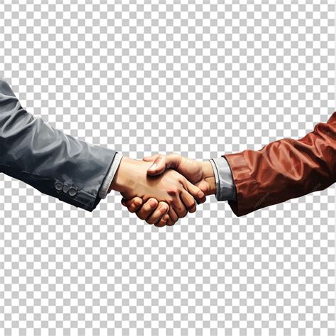 A Simple Handshake Turning Into An Unexpected Hug Expressing Warmth And Connection In An