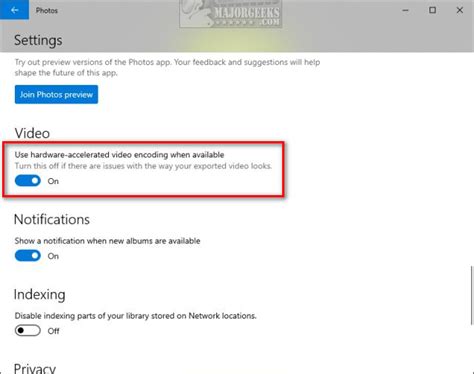 How To Disable Hardware Acceleration In Windows 10 11 Photos App