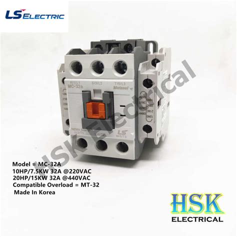 32a To 150a Ls Elecrtric Korea Magnetic Contactor Mc 32a Mc 40a Mc 50a Mc 65a Mc 75a Mc 85a Mc