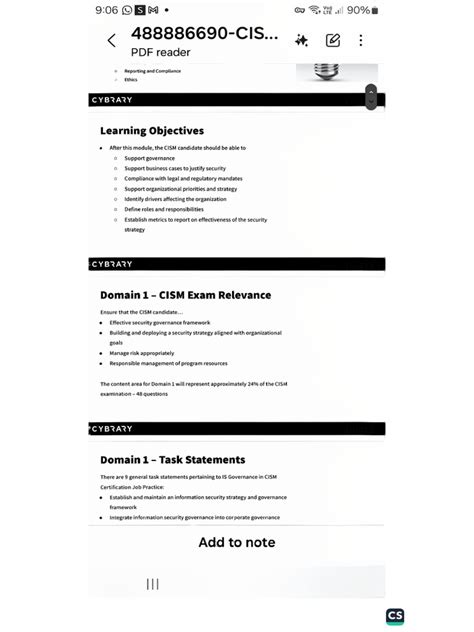 Cism Exam Pdf
