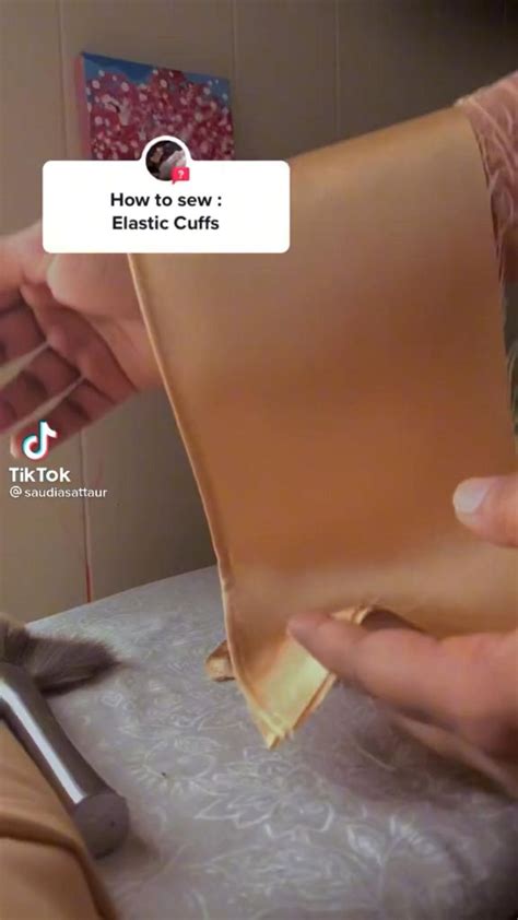 How To Sew Elastic Cuff Sewing Techniques Sewing Lessons Fashion Sewing