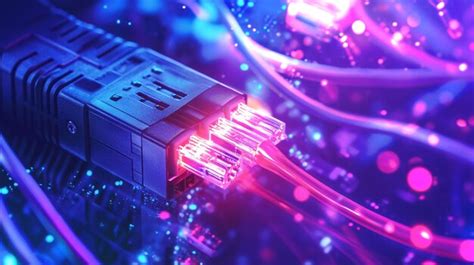 Network Switch Computer Server Cable Premium Ai Generated Image