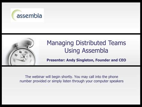 Managing Distributed Teamswebinarv2october2011 Ppt