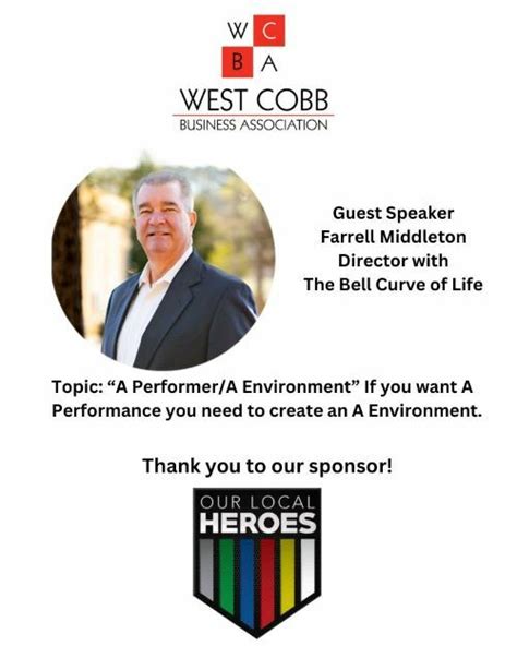 Monthly Luncheon And Power Hour Networking Expo Events West Cobb Business Association