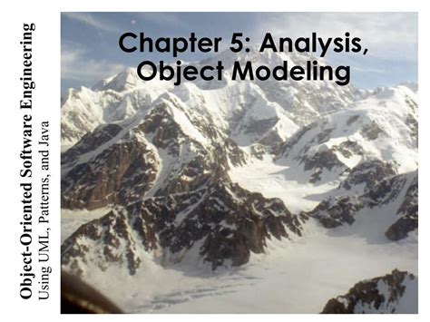 Ppt Chapter 5 Analysis Object Modeling Powerpoint Presentation