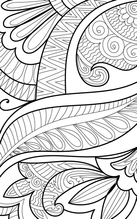 Premium Vector Decorative Henna Design Coloring Book Vector Illustration