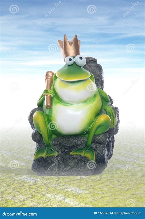 Frog King Stock Illustration Illustration Of Color Humorous 16507814