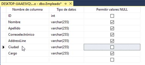 Crear Tabla En Sql Sqlserverdb