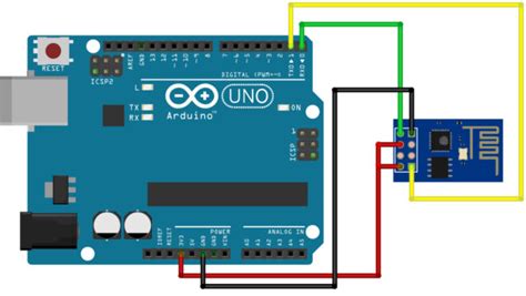 Download Fritzing Part Esp8266 Esp 01 Wifi Module