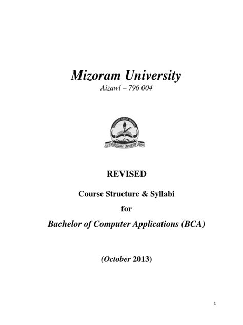 Bca Syllabus 2014 Download Free Pdf Computer Programming