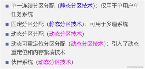 内存管理与分配策略详解 Csdn博客