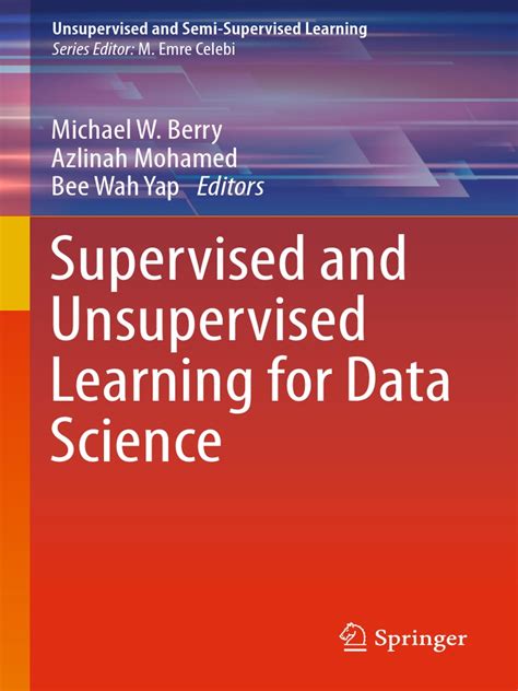 supervised and unsupervised pdf machine learning statistical