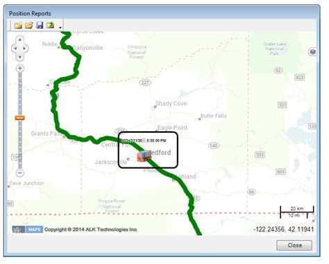 Viewing A Web Based Map Of A Trip Tmw Operations
