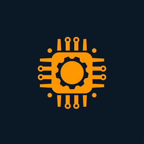 Technology Circuit Board Vector Icon 3587742 Vector Art At Vecteezy