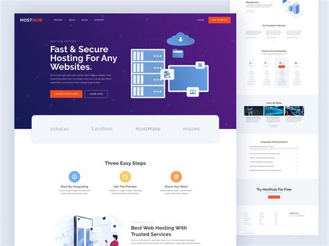 20 Free Web Hosting Templates HTML5 TemplatesJungle