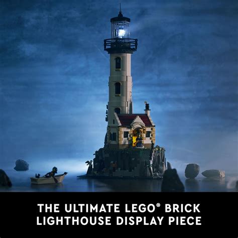 Lego Ideas Motorized Lighthouse 21335 Adult Model Building Kit Complete With Rotating Lights