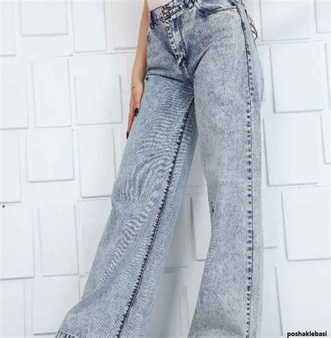 مدل شلوار لی بگ زنانه