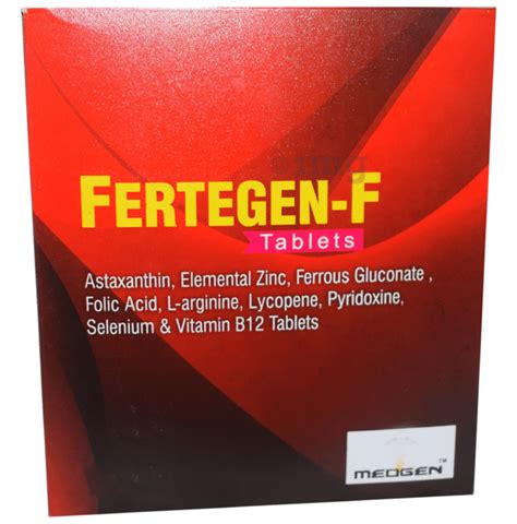 Fertegen F Tablet Buy Strip Of 10 0 Tablets At 𝗯𝗲𝘀𝘁 𝗽𝗿𝗶𝗰𝗲 In India 1mg