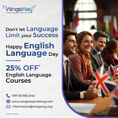 Wingsway Training Institute On Linkedin Englishlanguageday Englishlearning Spokenenglish