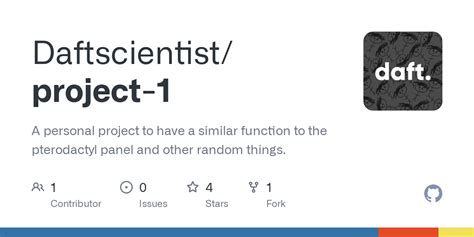 Github Daftscientist Project 1 A Personal Project To Have A Similar Function To The