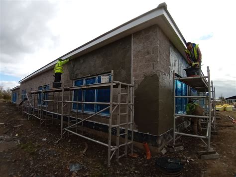 Silicone Render System To New Builds In Strathaven EdinHome