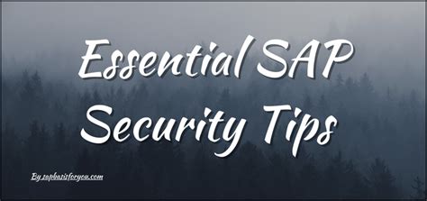 Essential Tips For Ensuring SAP Security In SAP BASIS For You