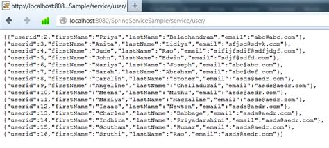 Spring Mvc 40 Restful Web Service Json Response With Responsebody Programmingfree