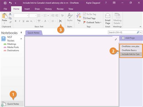 Quick Notes CustomGuide