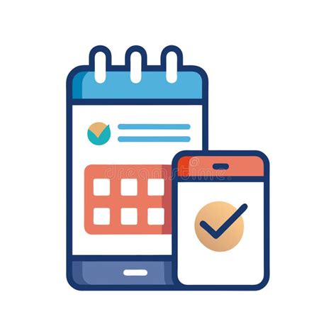 Mobile Calendar App With Checkmark For Task Management And Scheduling