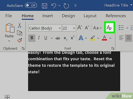 Easy Ways To Clear Formatting In Word WikiHow Tech