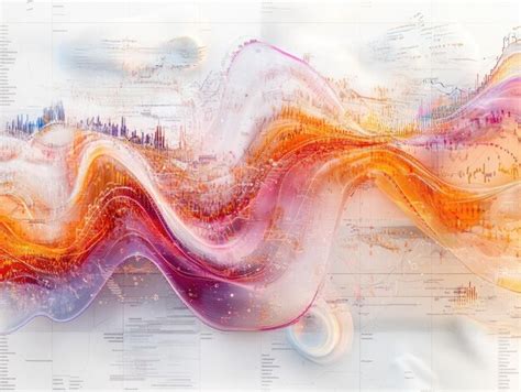 Futuristic Data Visualization Hightech Visual Pattern With Dynamic