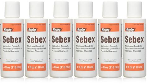 Sebex Medicated Dandruff Shampoo Generic For Sebulex 4 Oz Pack Of 6