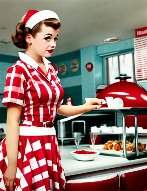1950s Diner Girl Ai By Torpedoboat On Deviantart