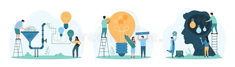 Lightbulb Problem Solving Puzzle Stock Illustrations 298 Lightbulb Problem Solving Puzzle