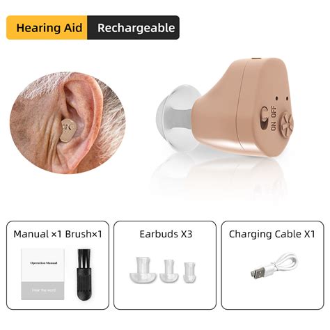 Hearing Aids Rechargeable Sound Amplifier Hearing Grandado