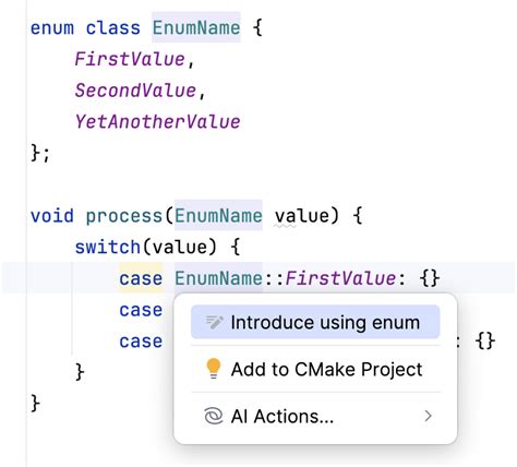 New Refactorings Clion Documentation